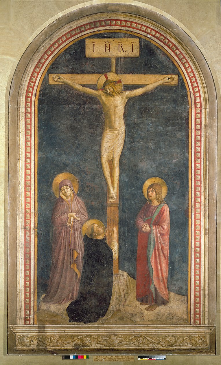 Crucifixion with the Virgin, SS. John the Evangelist and Dominic from the Convent of San Marco ...